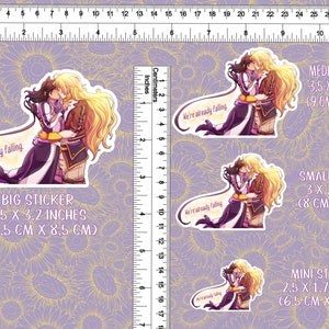 BUMBLEBY Kiss WATERPROOF Vinyl Sticker BMBLB Yang and Blake Romantic ...