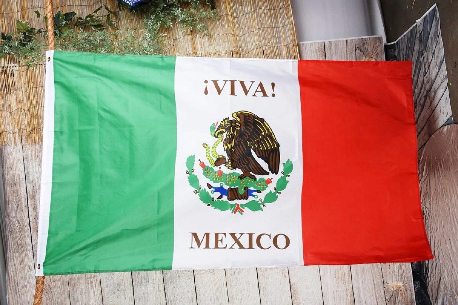 Mexico Flag VIVA MEXICO Flag 3x5 Feet Big - Etsy