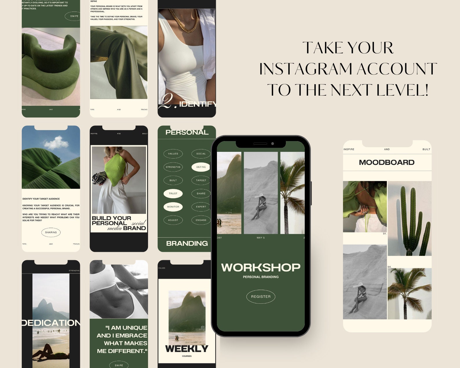 Modern & Minimal Instagram Templatessocial Media - Etsy