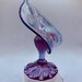 Vintage Art Glass Jack in the Pulpit Vase Lavender Carnival Signed Joe ...