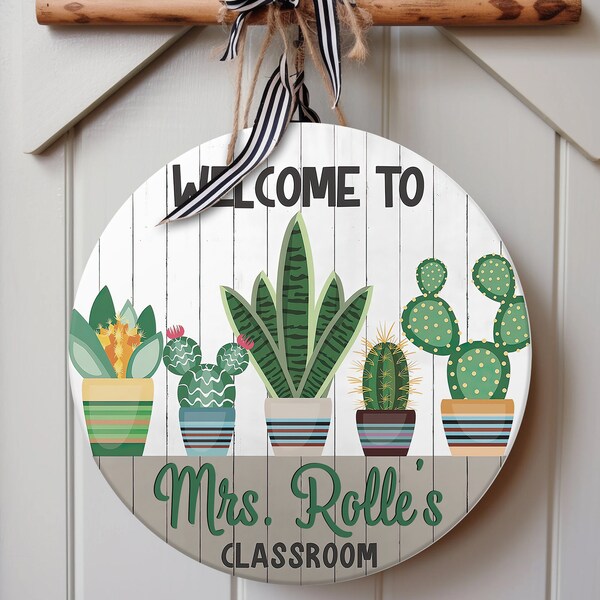 Cactus Classroom Decor - Etsy