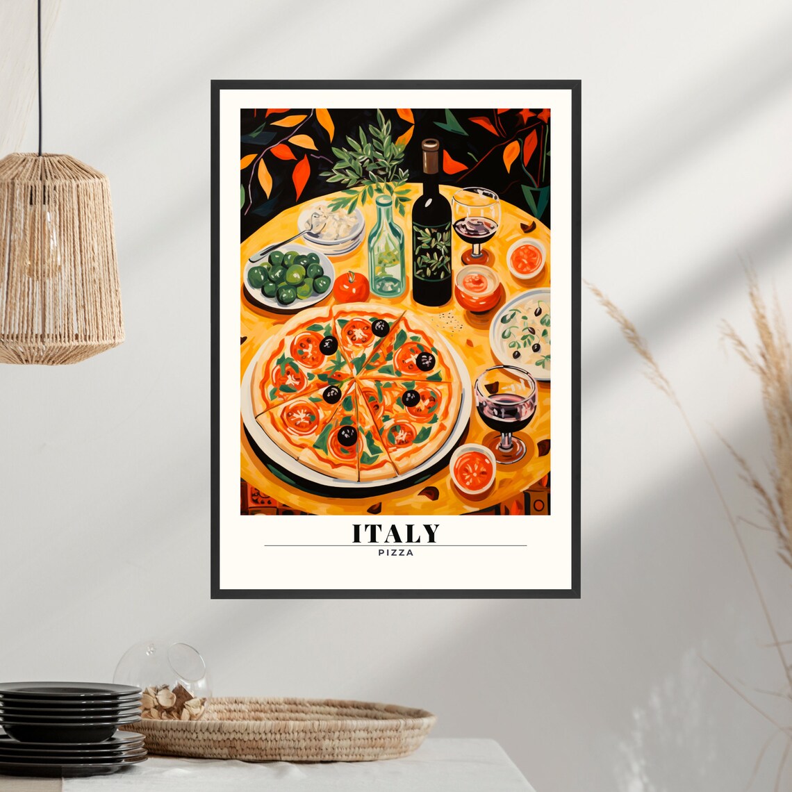 Kitchen Poster | Italy Poster | Travel Souvenir | Gift Idea | Travel ...