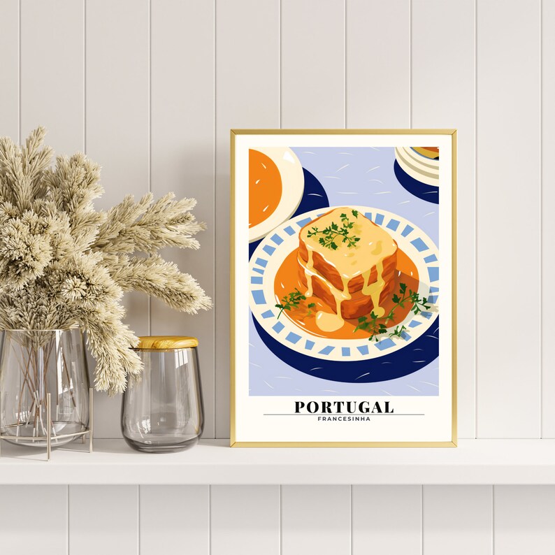 Kitchen Poster Portugal Poster Travel Souvenir Gift Idea Portugal ...