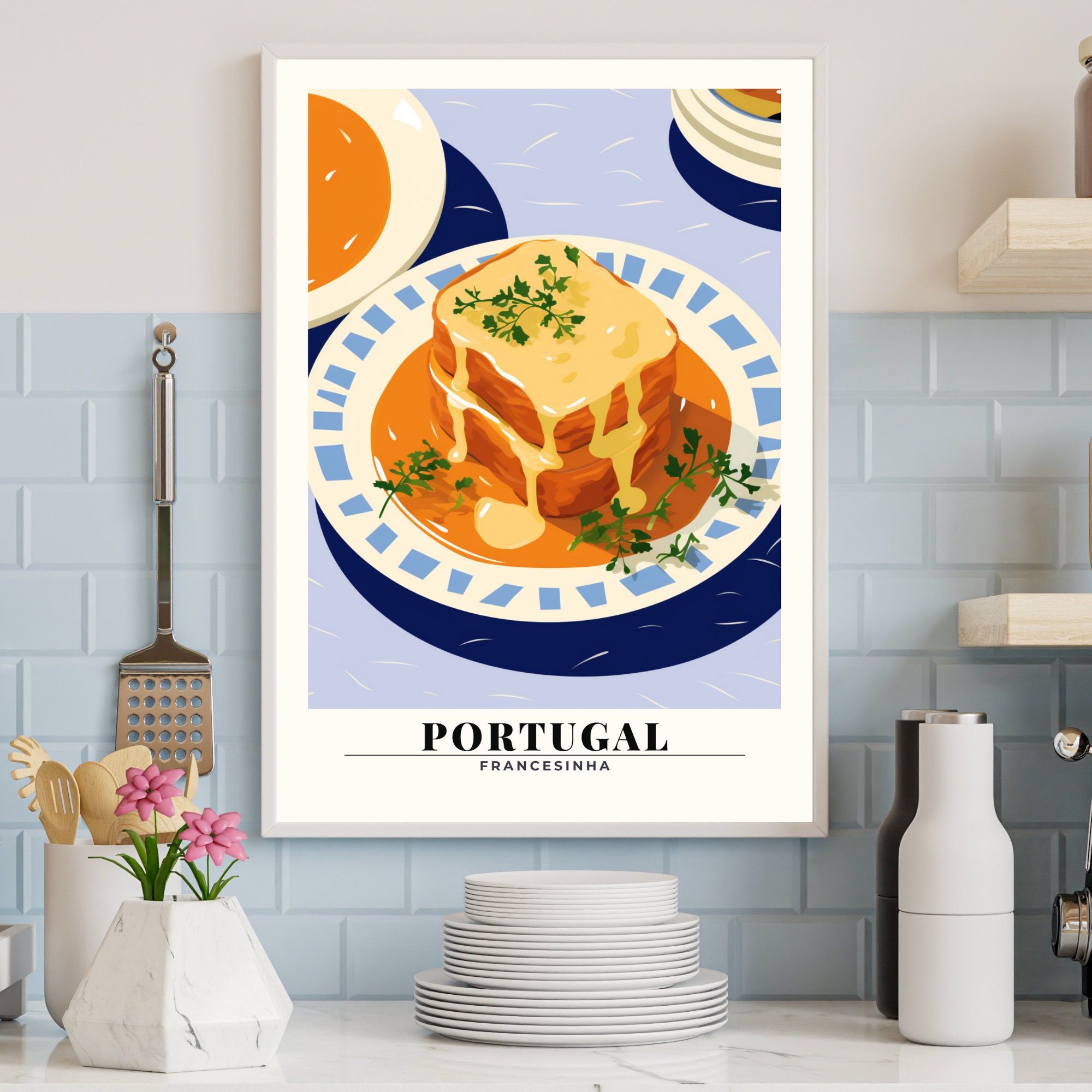 Kitchen Poster | Portugal Poster | Travel Souvenir | Gift Idea ...