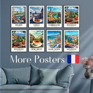 Poster Kitchen | Poster Bordeaux | Cannelé Print | Travel Souvenir ...