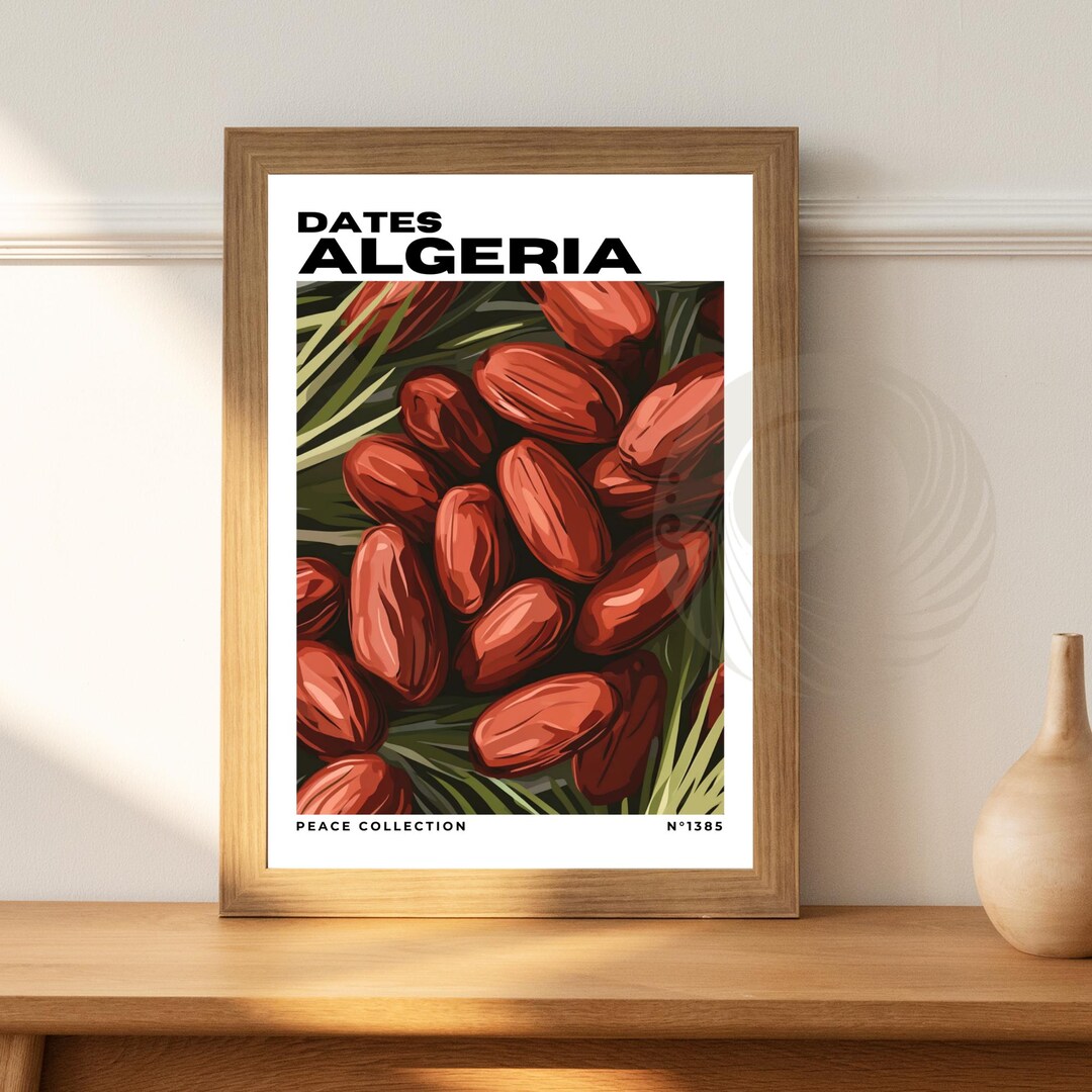 Kitchen Poster Algeria Poster Travel Souvenir Gift Idea Algeria Travel ...