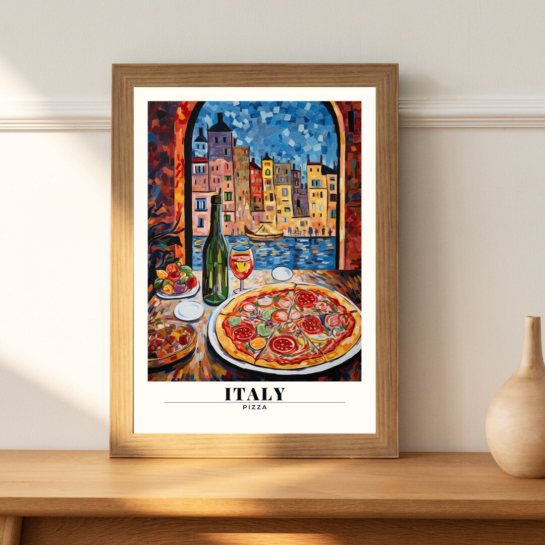 Kitchen Poster | Italy Poster | Travel Souvenir | Gift Idea | Travel ...