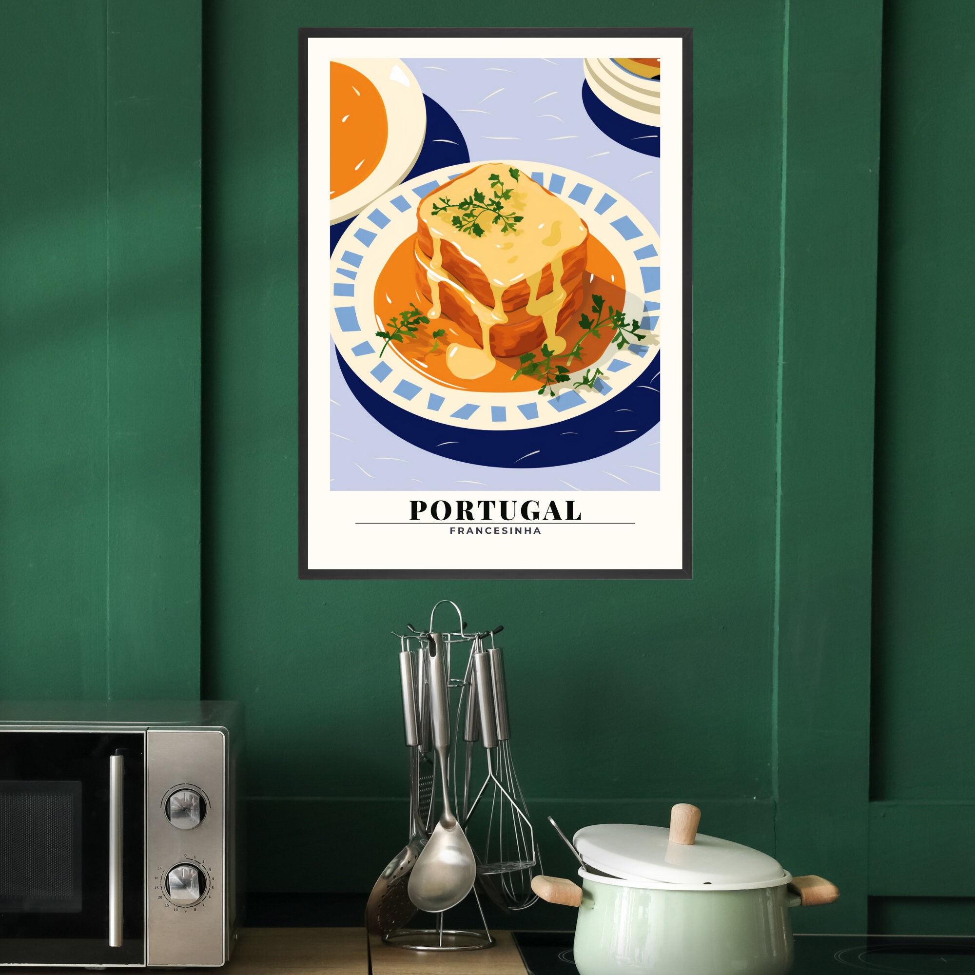 Kitchen Poster Portugal Poster Travel Souvenir Gift Idea Portugal ...