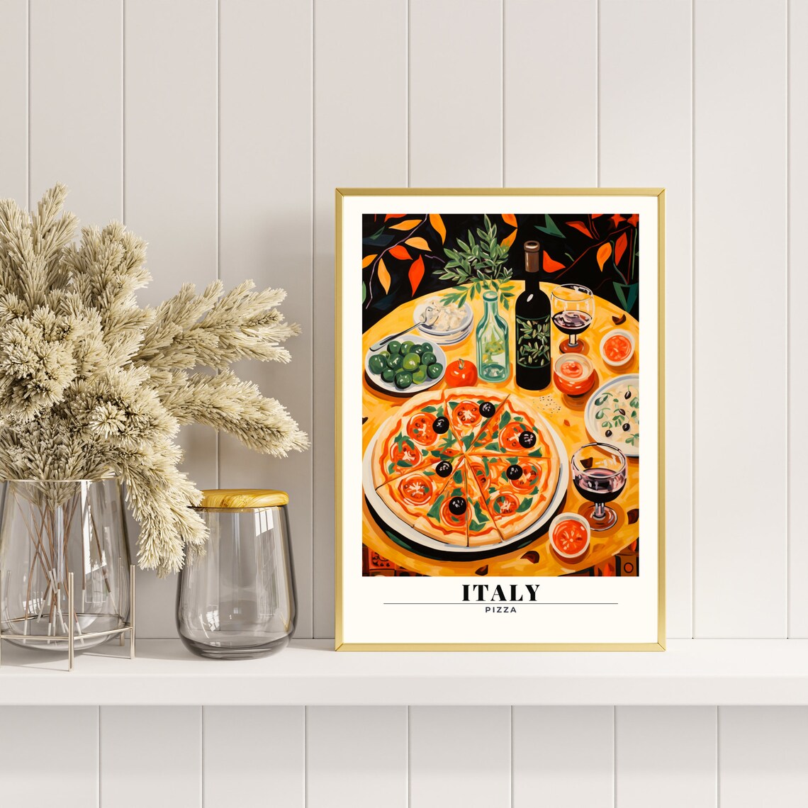 Kitchen Poster | Italy Poster | Travel Souvenir | Gift Idea | Travel ...