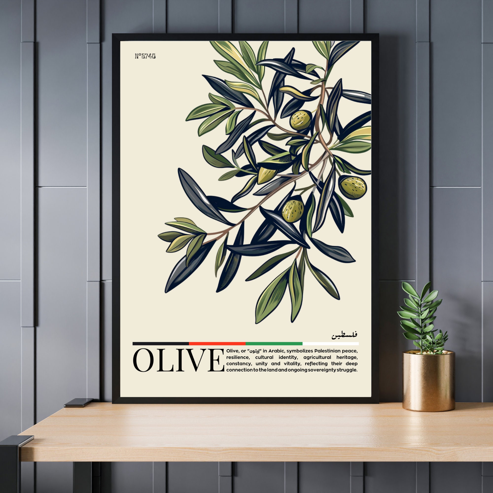 Kitchen Poster Palestine Poster Travel Souvenir Gift Idea Middle East ...