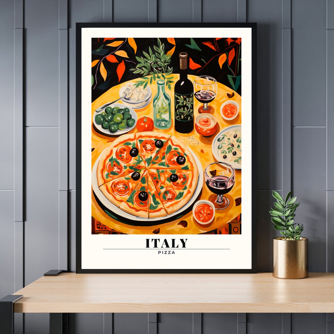 Kitchen Poster | Italy Poster | Travel Souvenir | Gift Idea | Travel ...