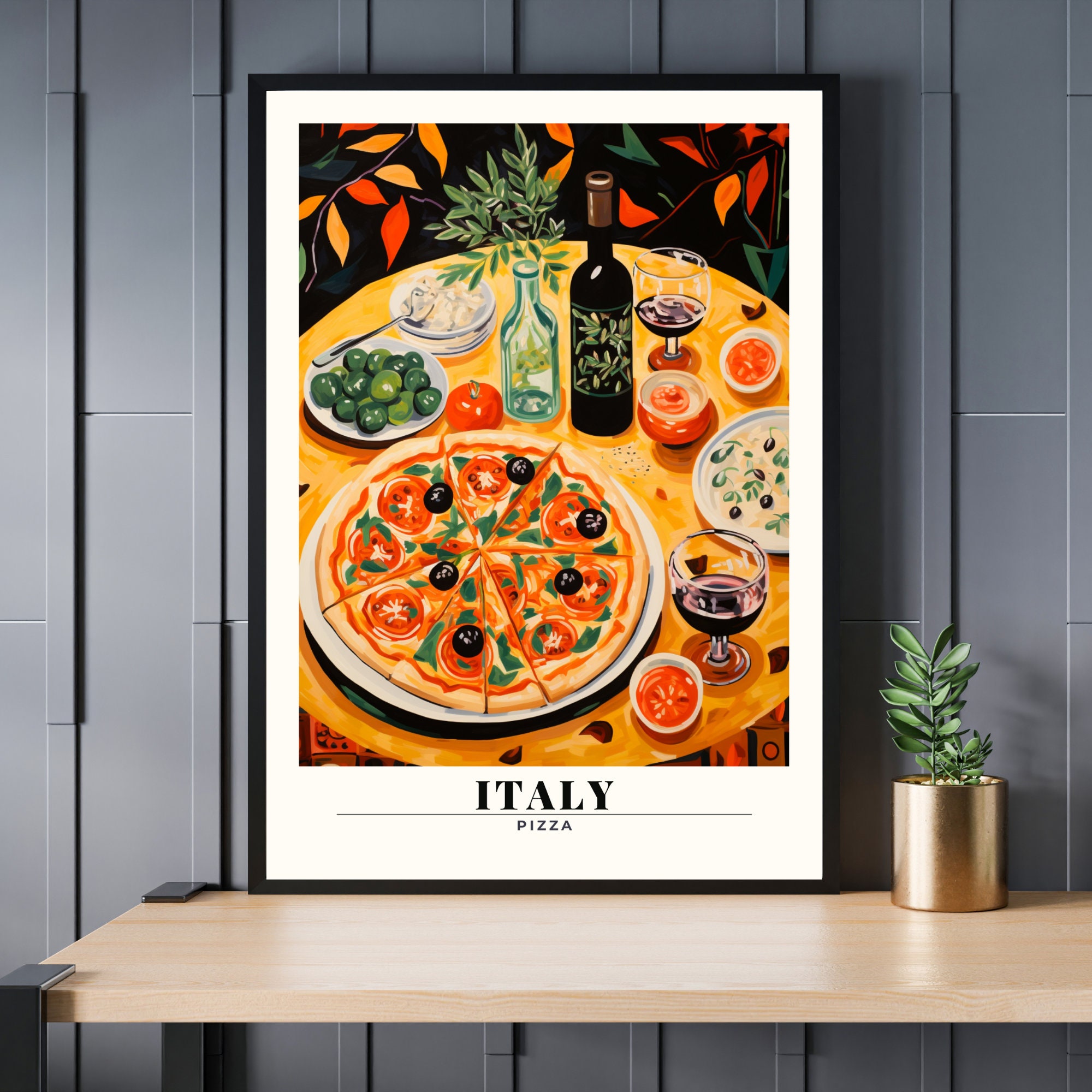 Kitchen Poster | Italy Poster | Travel Souvenir | Gift Idea | Travel ...