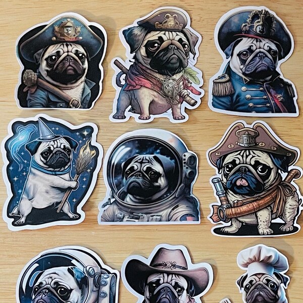 Pug Sticker - Etsy