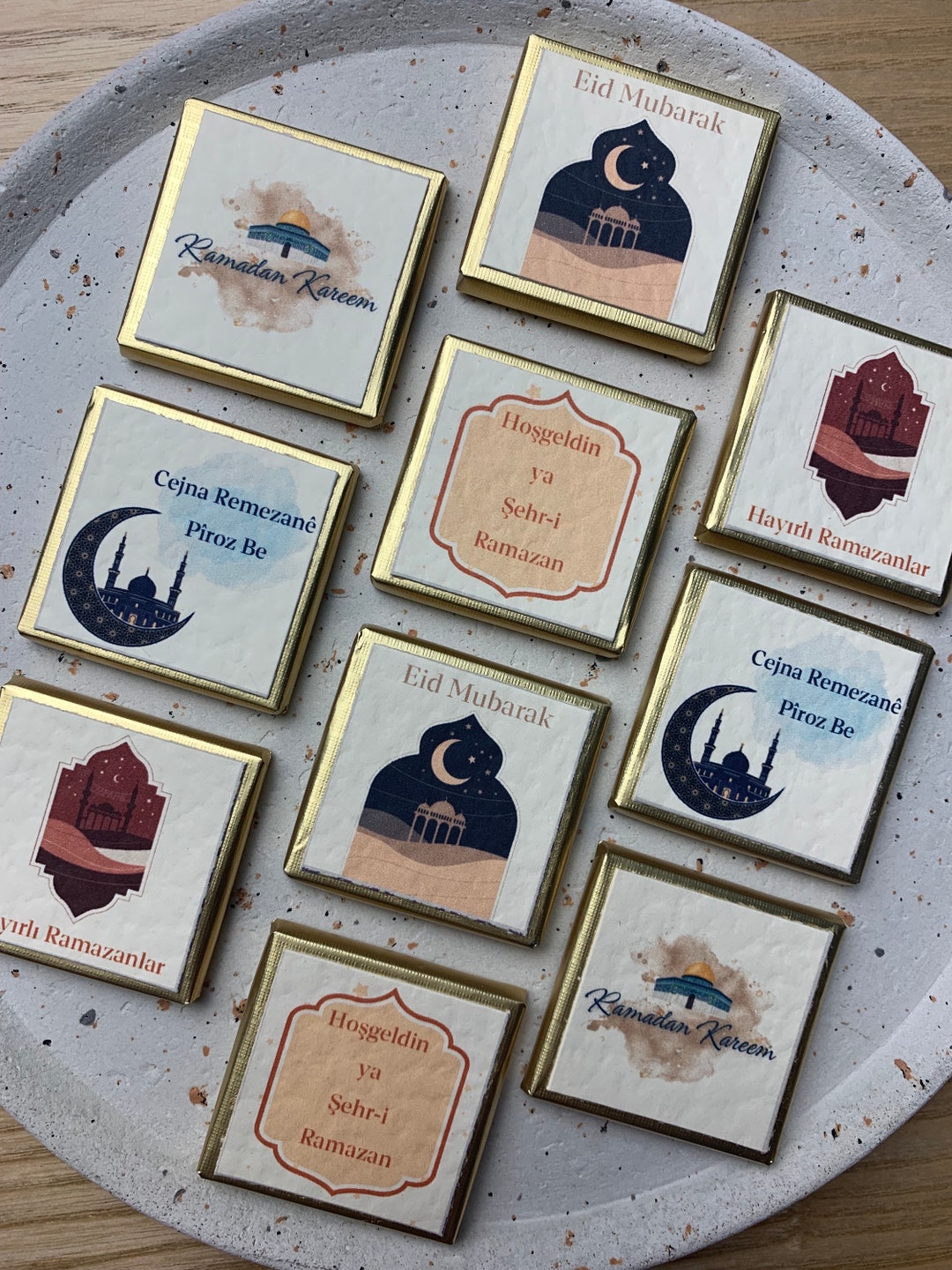 Ramadan Schokolade 10er Set | Schokolade für Bayram, Eid, Ramazan ...