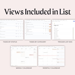 To-do List Template | Clickup Template | Digital Life Planner | Task ...