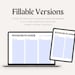 Minimalist Weekend Planner Printable & Fillable PDF | Daily to Do List ...