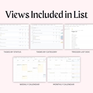Task Tracker Clickup Template | Digital To-do List Template ...