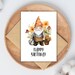 Kids Birthday Greeting Card Printable,cute Autumn Happy Birthday Card ...