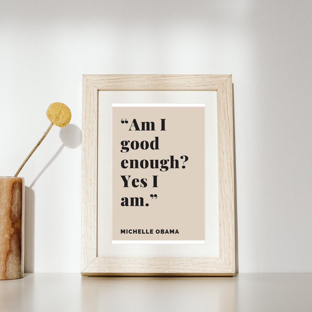 Michelle Obama Quote, Office Decor, Digital Download, Office Prints ...