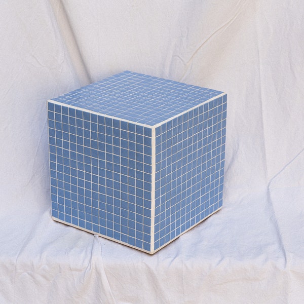 Blue Tile Side Table - Etsy
