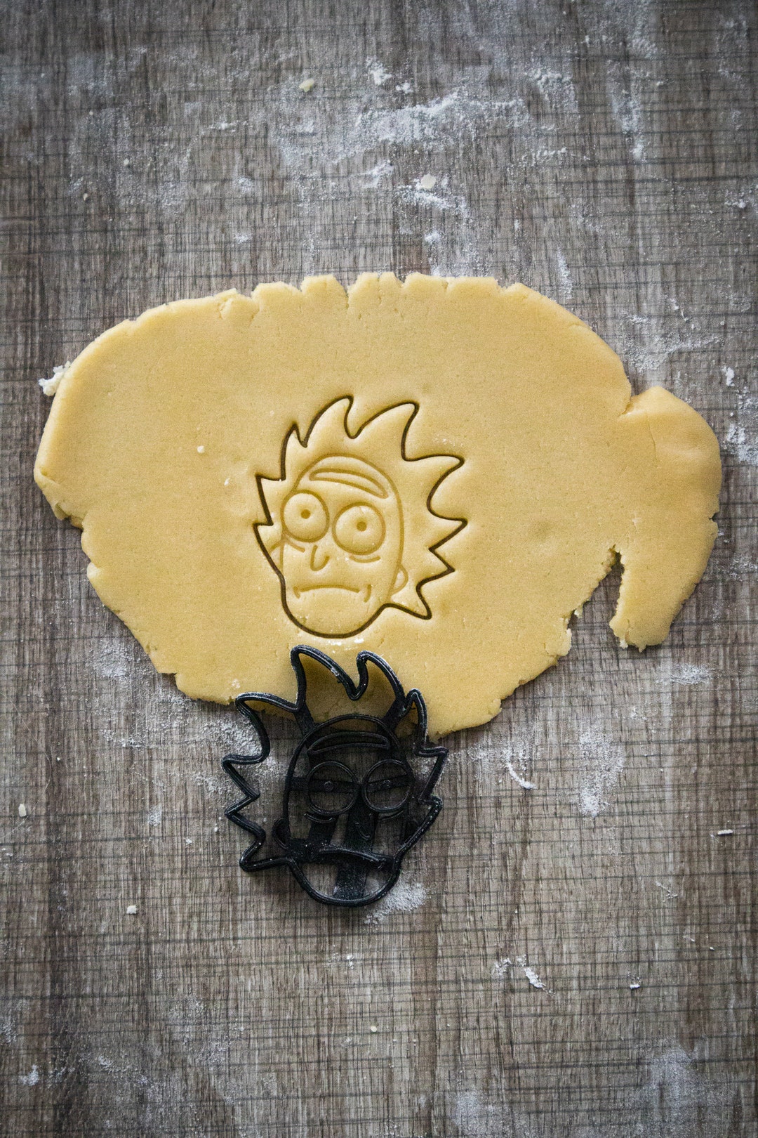Rick and Morty Cookie Cutter Rick Cookie Cookie Gift Fondant - Etsy