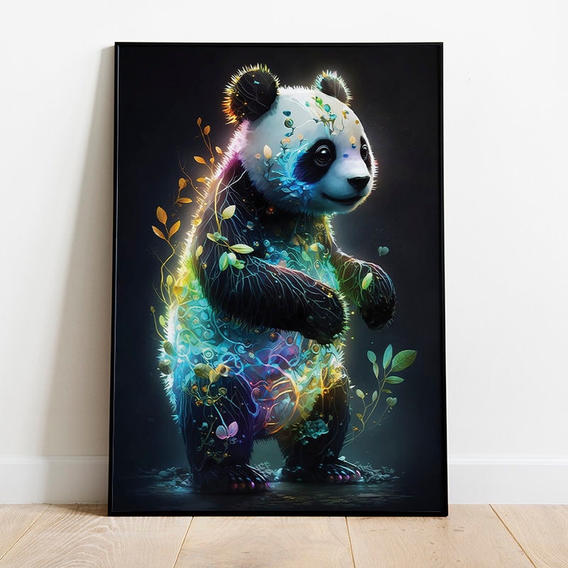 Panda Poster - Etsy UK