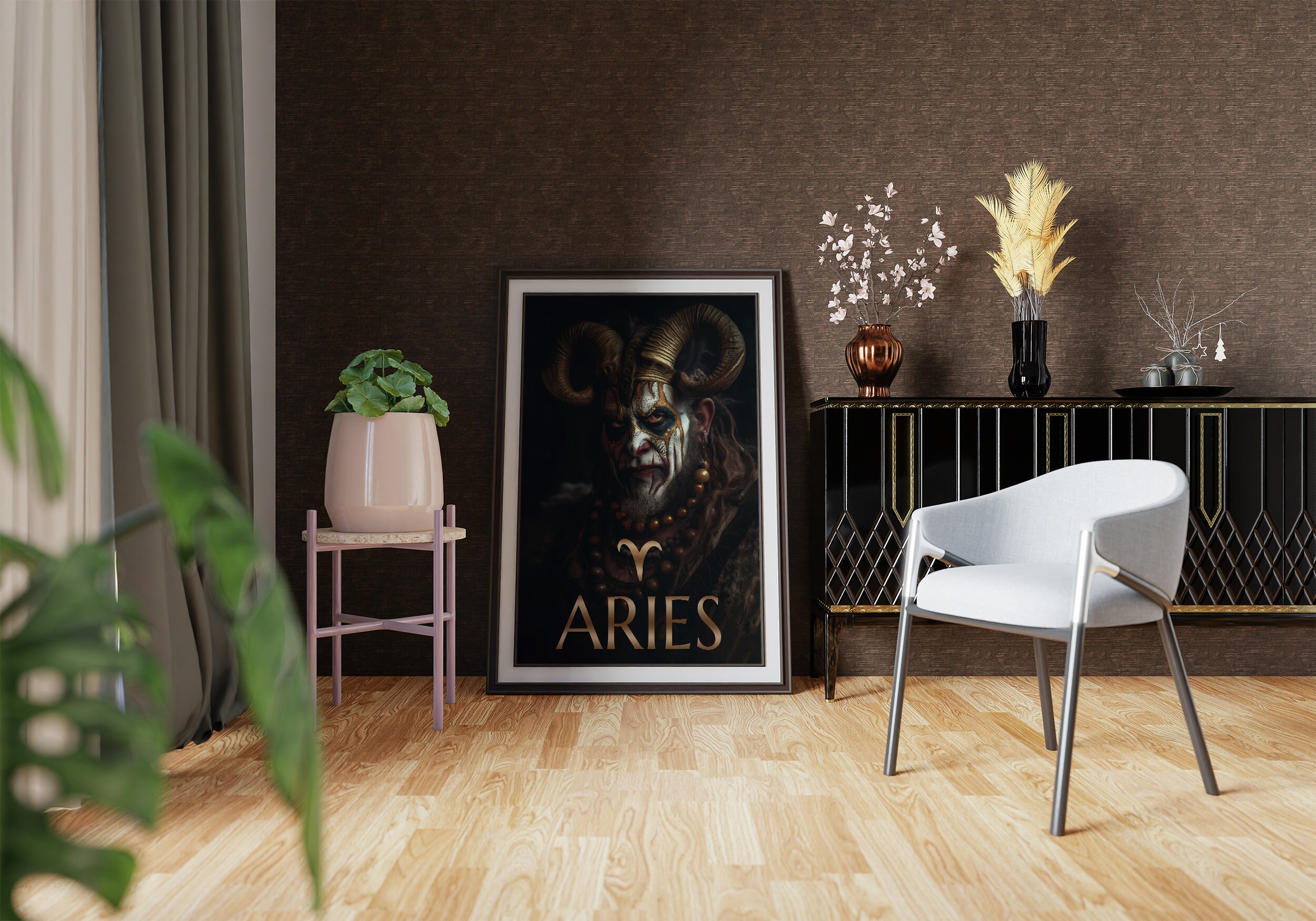Creepy Clown Aries Zodiac Sign Poster for Print T-shirt Gift - Etsy