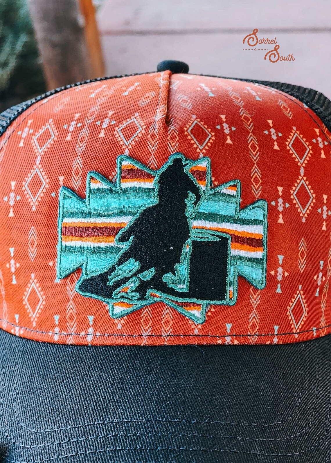 Iron on Heat Adhesive Embroidered Patch, Barrel Racer, Western, Cowgirl ...