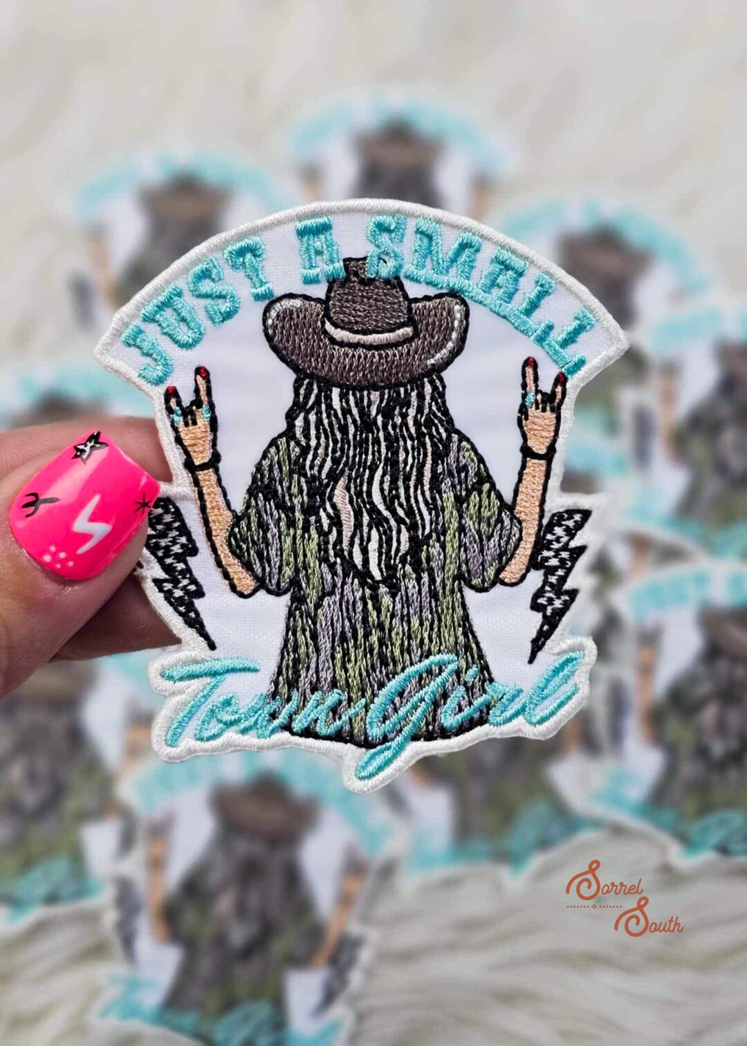 Small Town Girl Iron on Heat Adhesive Embroidered Patch, Western ...