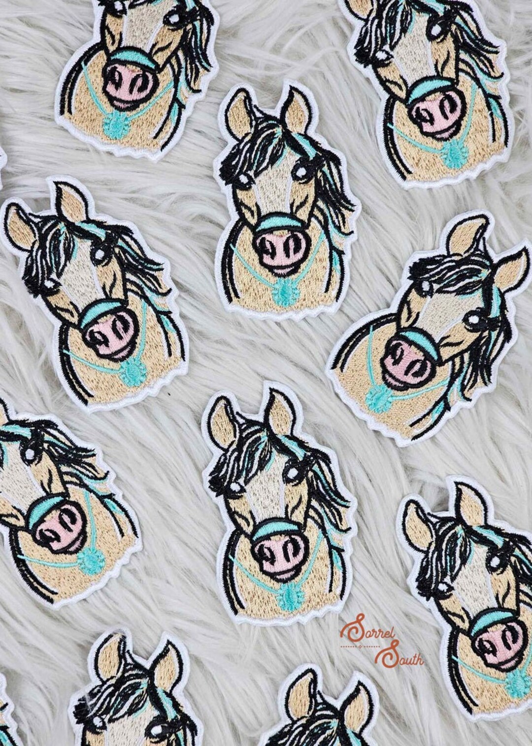 Cute Horse Iron on Heat Adhesive Embroidered Patch, Western, Cowgirl ...