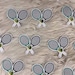 Tennis Racket Iron on Heat Adhesive Embroidered Patch, Sports Patch ...