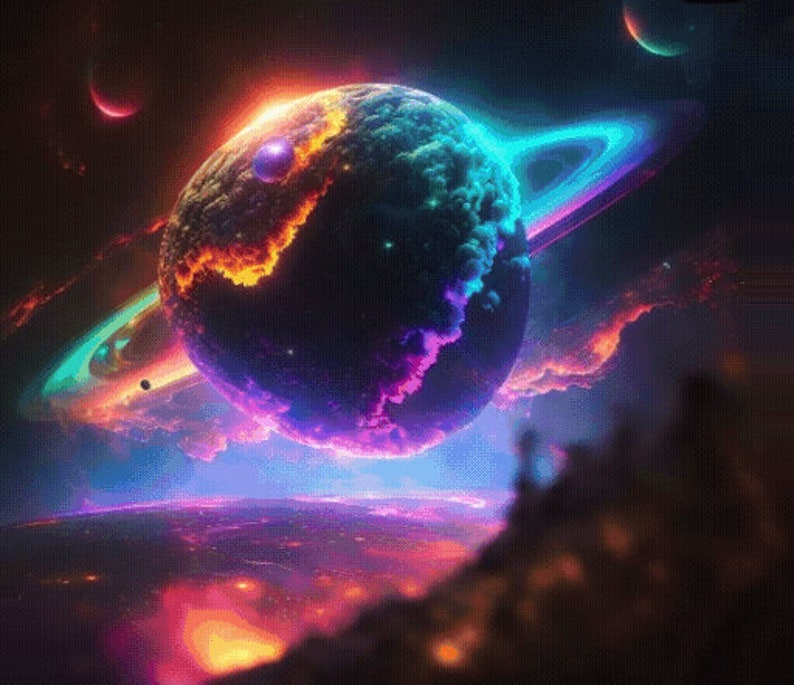 Galaxy Space - Etsy