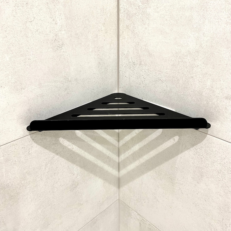 Corner Shelving, Metal Shower Organizer, Hook Wall Shelf, Corner ...