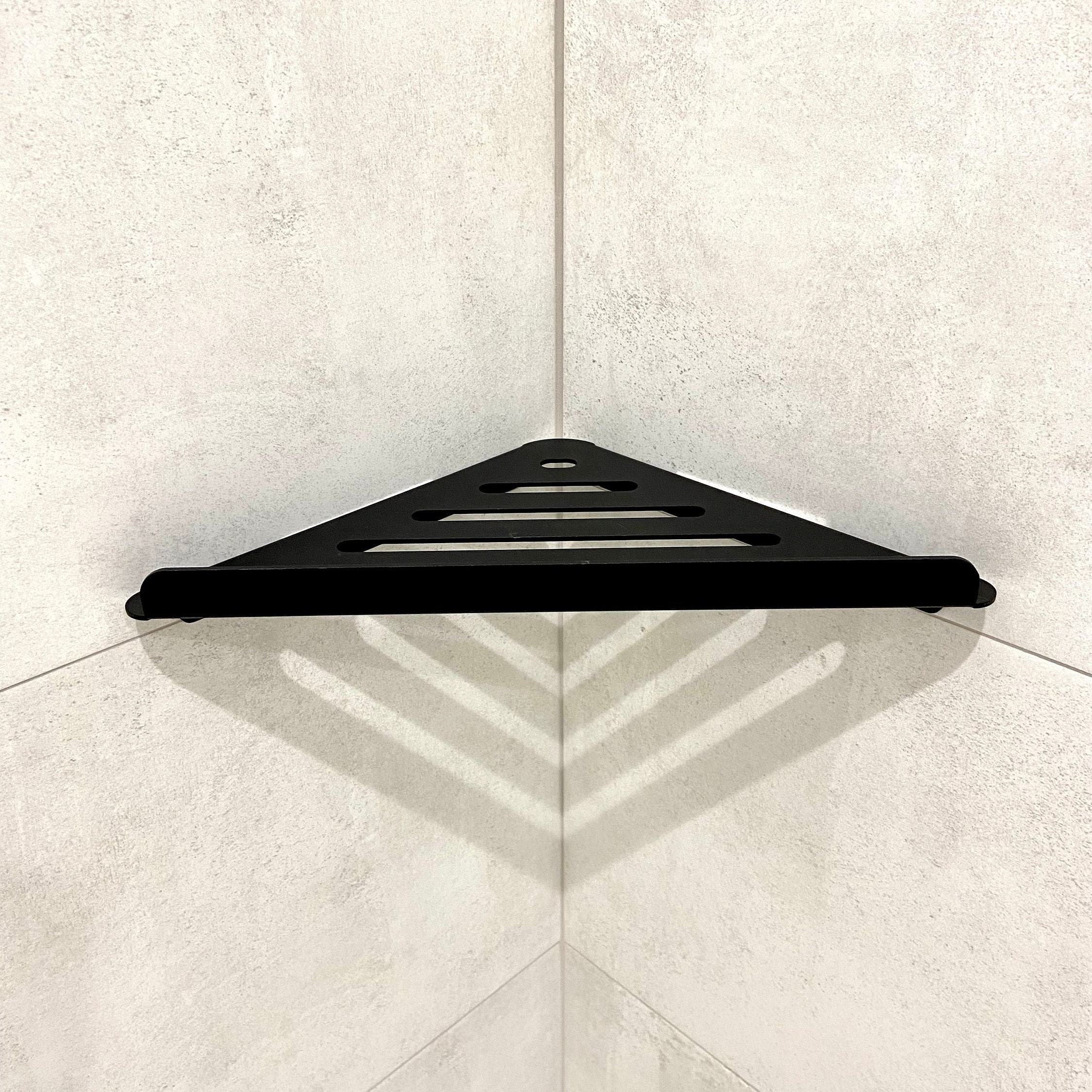 Corner Shelving, Metal Shower Organizer, Hook Wall Shelf, Corner ...