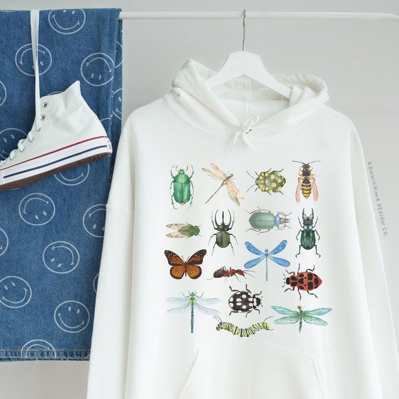 Watercolor Entomology PNG Bugs Beetles Butterflies Bees Aesthetic Y2K ...