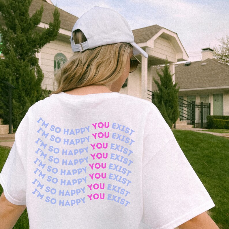 I'm so Happy You Exist PNG Y2K Positive Mental Health Digital File You ...
