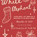 White Elephant Christmas Holiday Party Editable Template X2 - Etsy