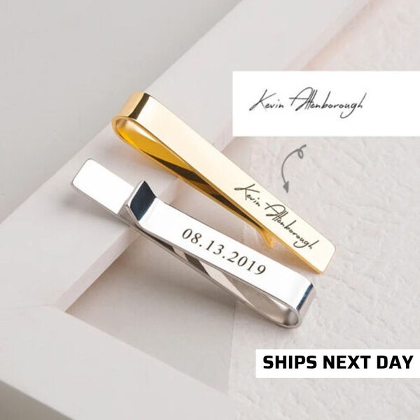 Engraved Tie Bar - Etsy