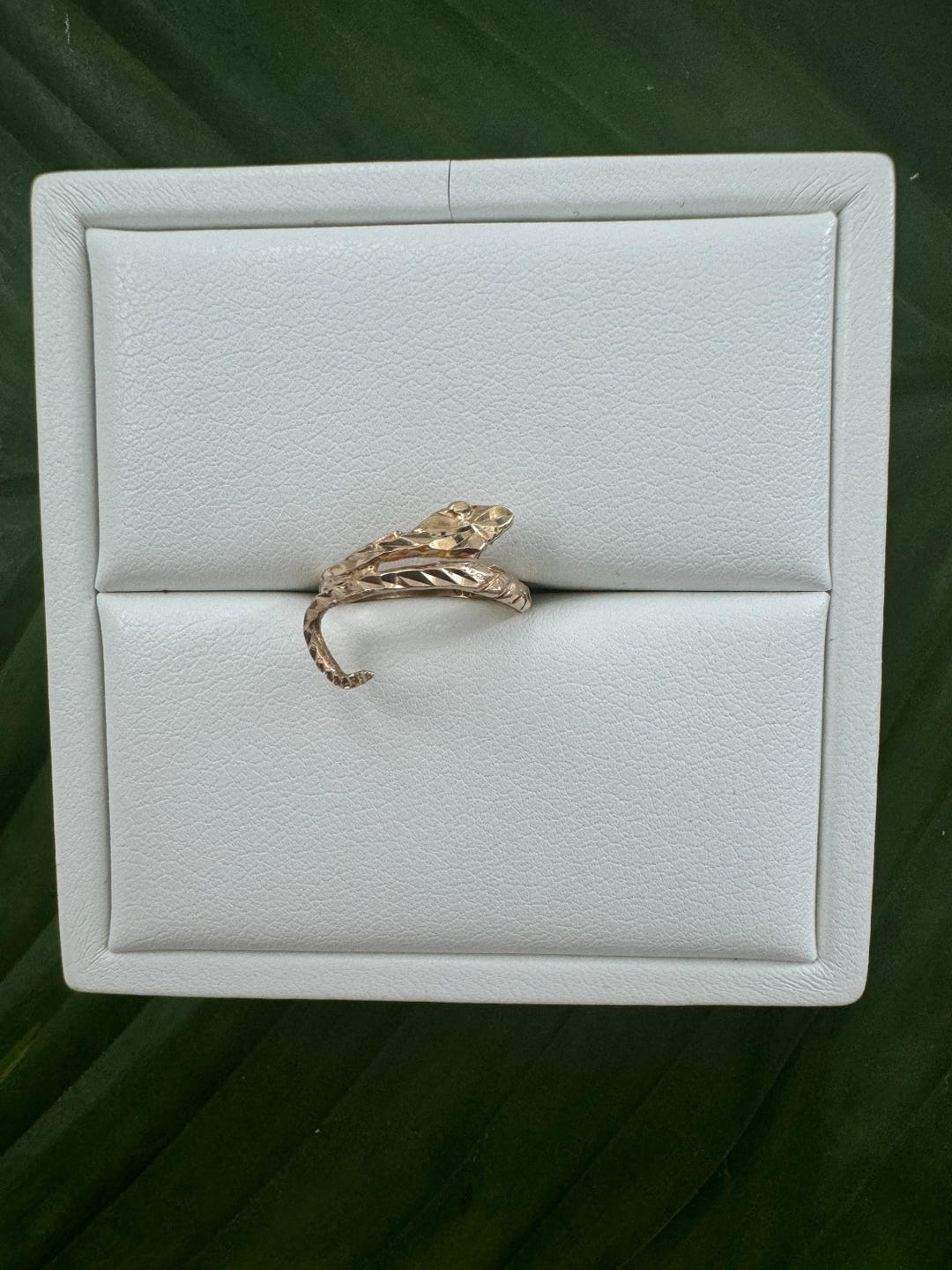 Vintage 14k Snake Ring - Etsy
