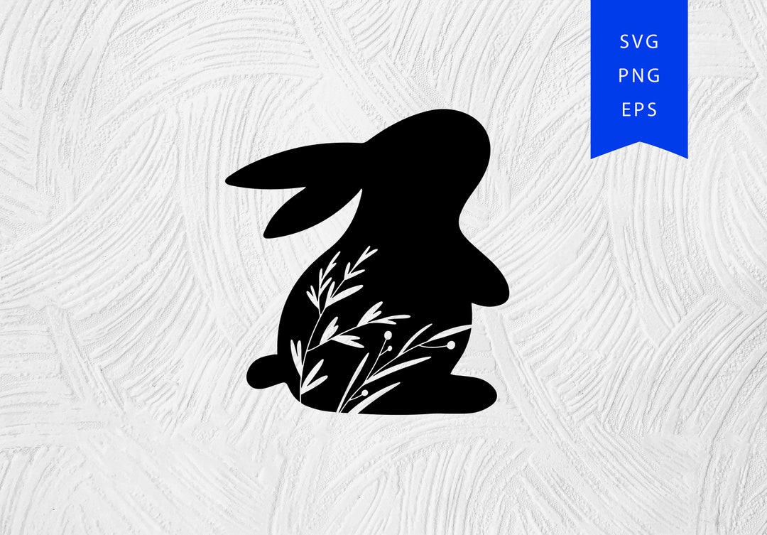 Paashaas SVG, vrolijk Pasen SVG, lente SVG - Etsy België