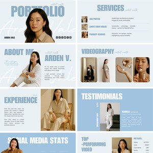 Social Media Portfolio Pack · Canva Template Bundle for UGC Creators ...