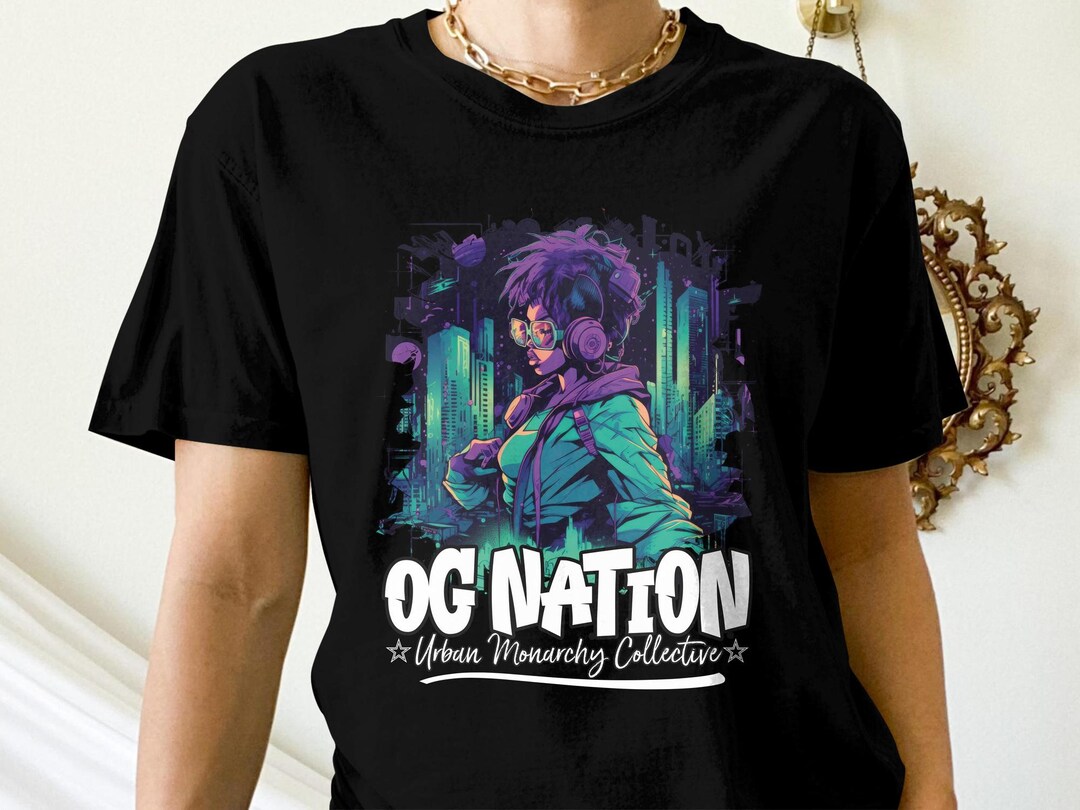 OG Nation UMC Urban Design Anime Rapper Cyberpunk Anime - Etsy