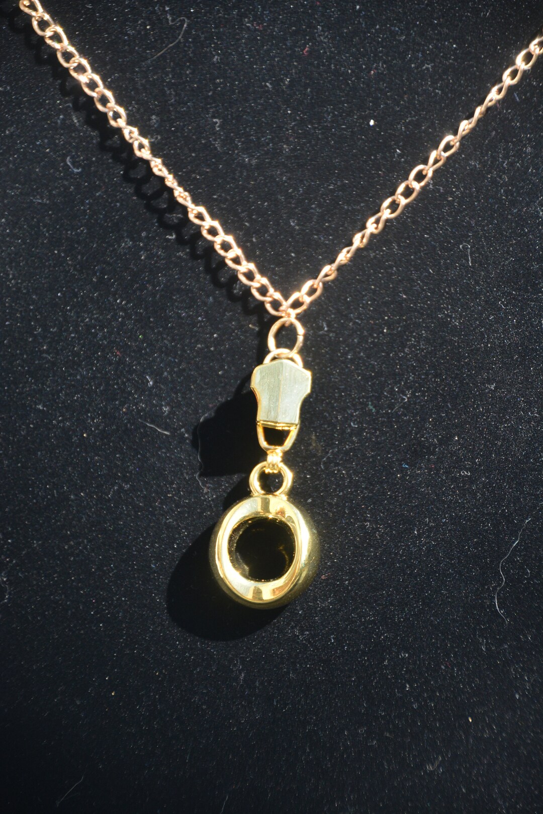 Vintage Zipper Pull Necklaces - Circle - Etsy