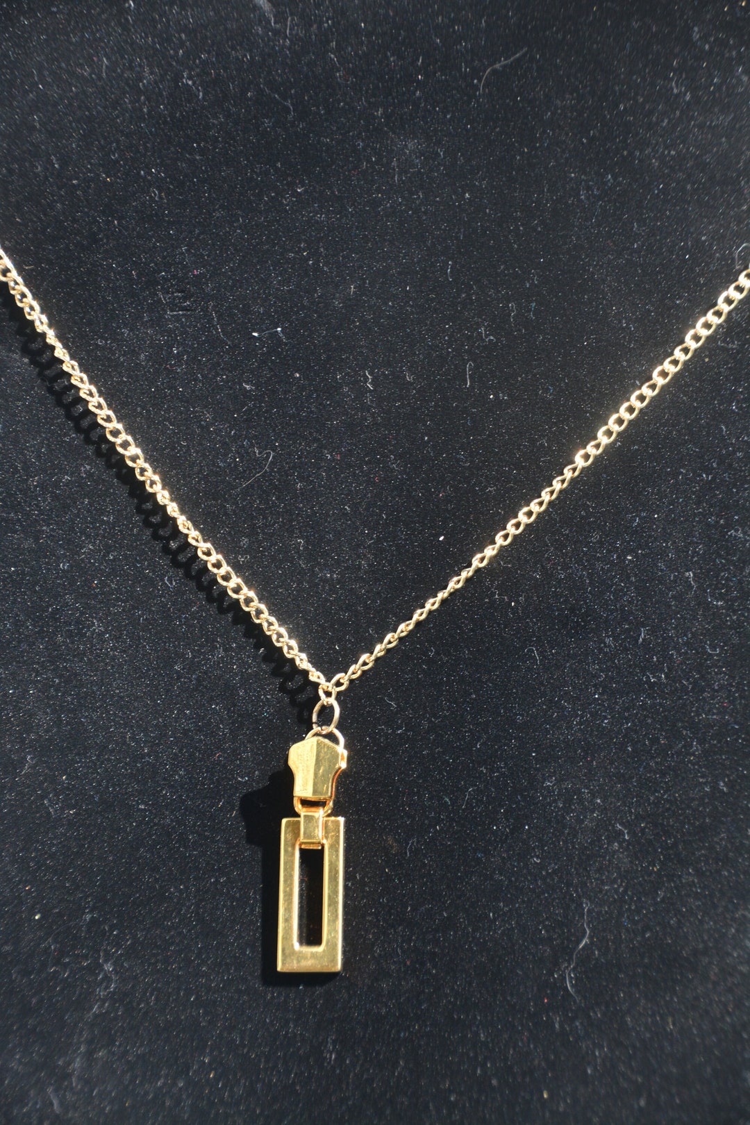 Vintage Zipper Pull Necklaces - Etsy