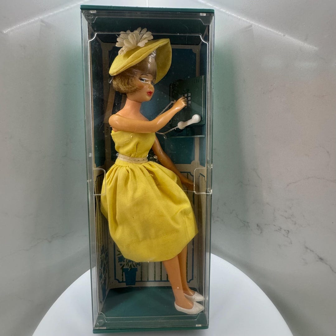 Vintage 1965 Posn Tammy and Her Telephone Booth Ideal Toy Corp - Etsy