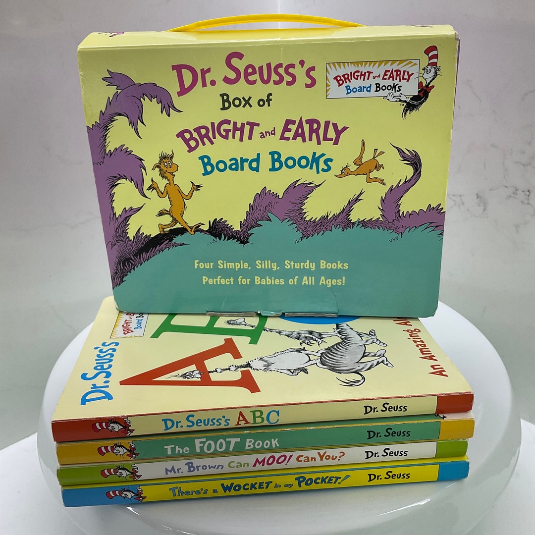 Dr Seusss Box of Bright and Early Board Books Set of Four Board Books ...