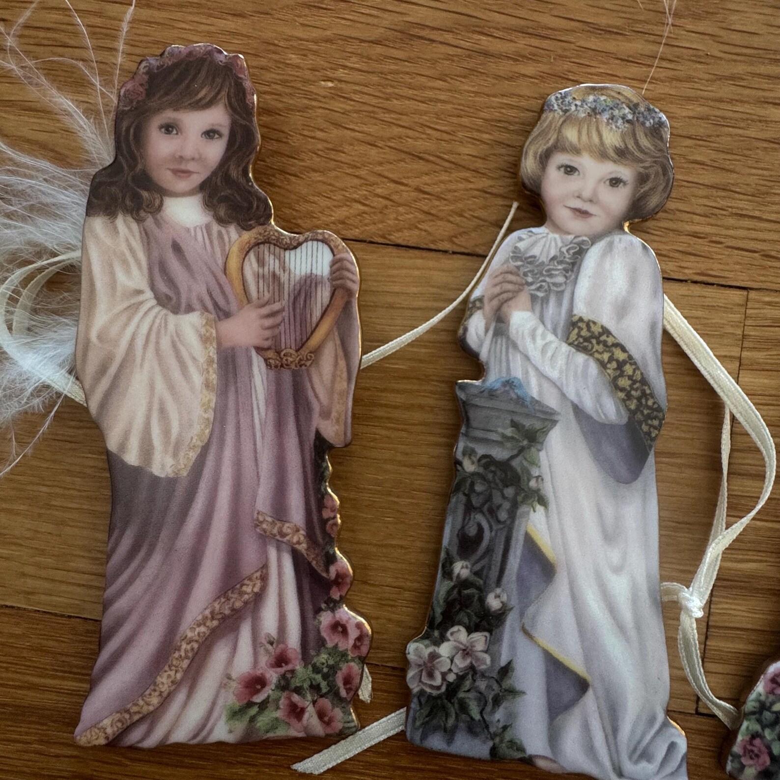 Bradford Editions Heavenly Innocence Angel Ornament Lot of 10 - Etsy