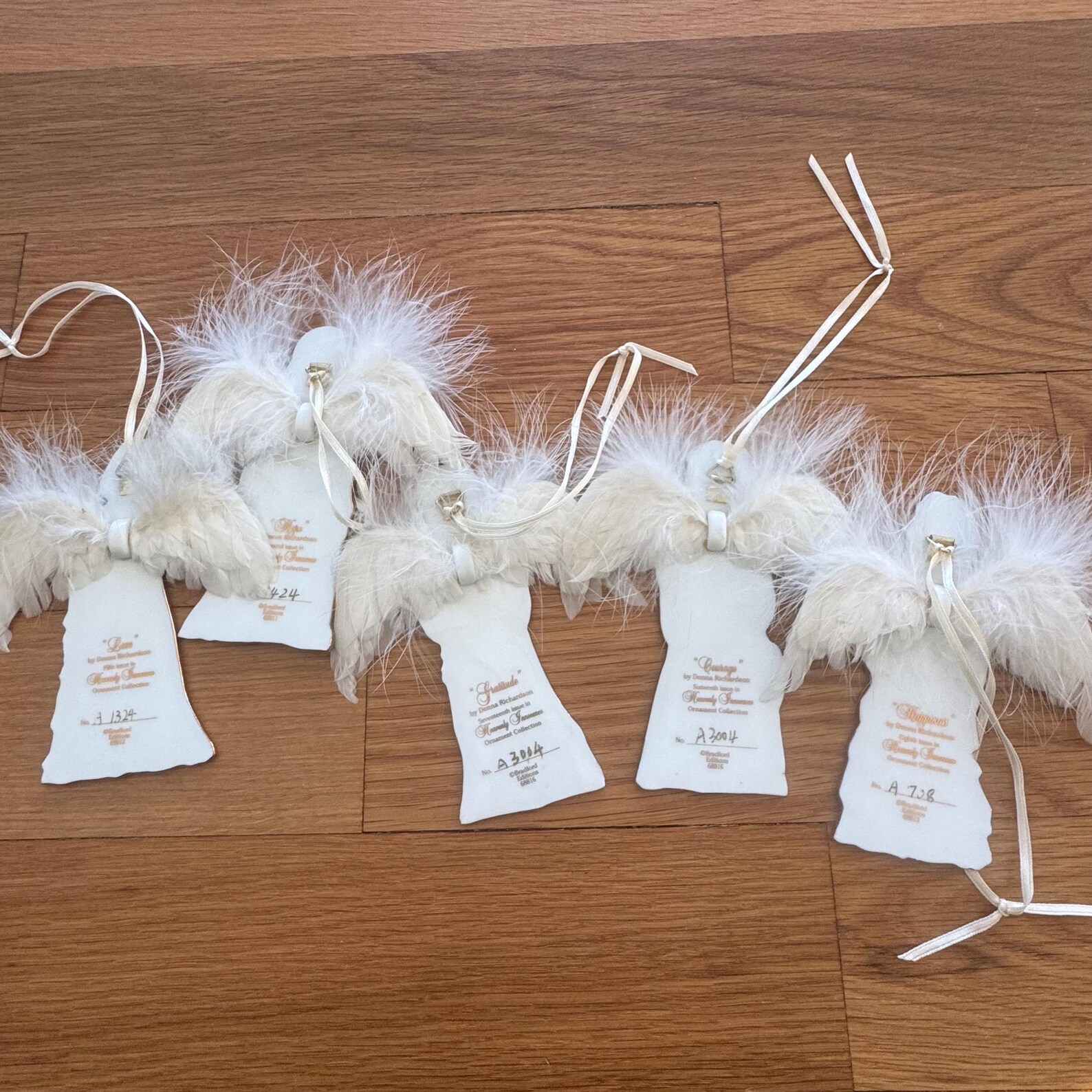 Bradford Editions Heavenly Innocence Angel Ornament Lot of 10 - Etsy