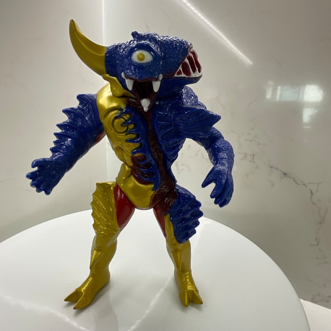Vintage Villain Goo Fish 7” Figure Power Ranger Godzilla Kaiju Bandai ...