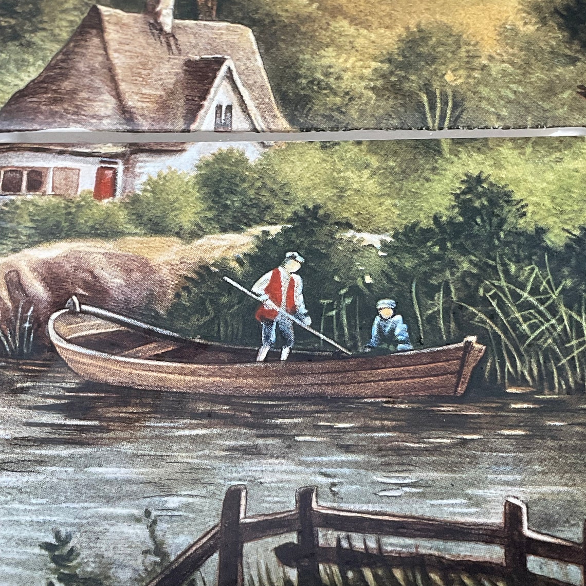 J.C. Van Hunnik Scenic Landscape Tiles (set of Four) Made in England ...